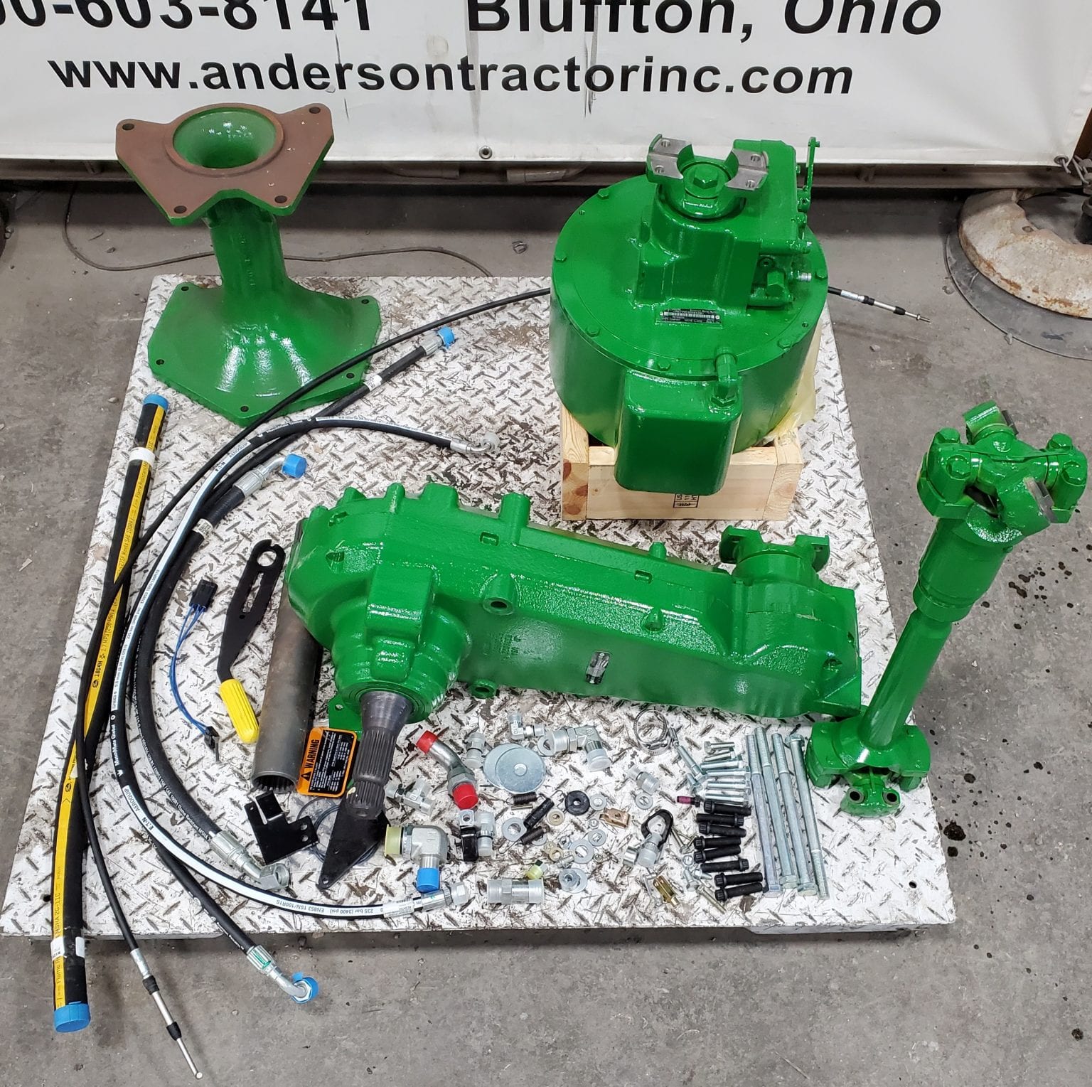 NEW O.E.M. JOHN DEERE COMPLETE P.T.O. ASSEMBLY - RE198592 - Anderson ...