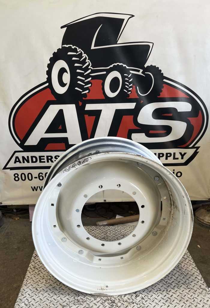 NEW 15X340 WHITE WAFFLE RIM - 396892A1 - Anderson Tractor Inc.